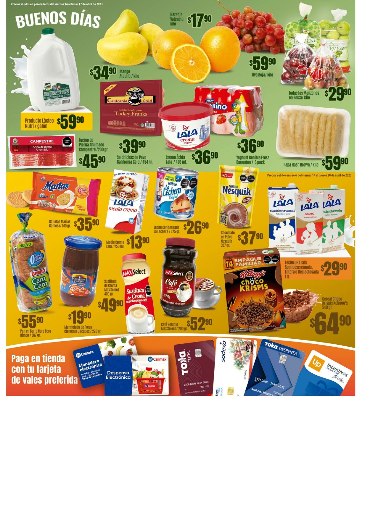 Calimax Catálogo Promocional - Válido del 14.04 al 20.04 - Número nº 2 ...